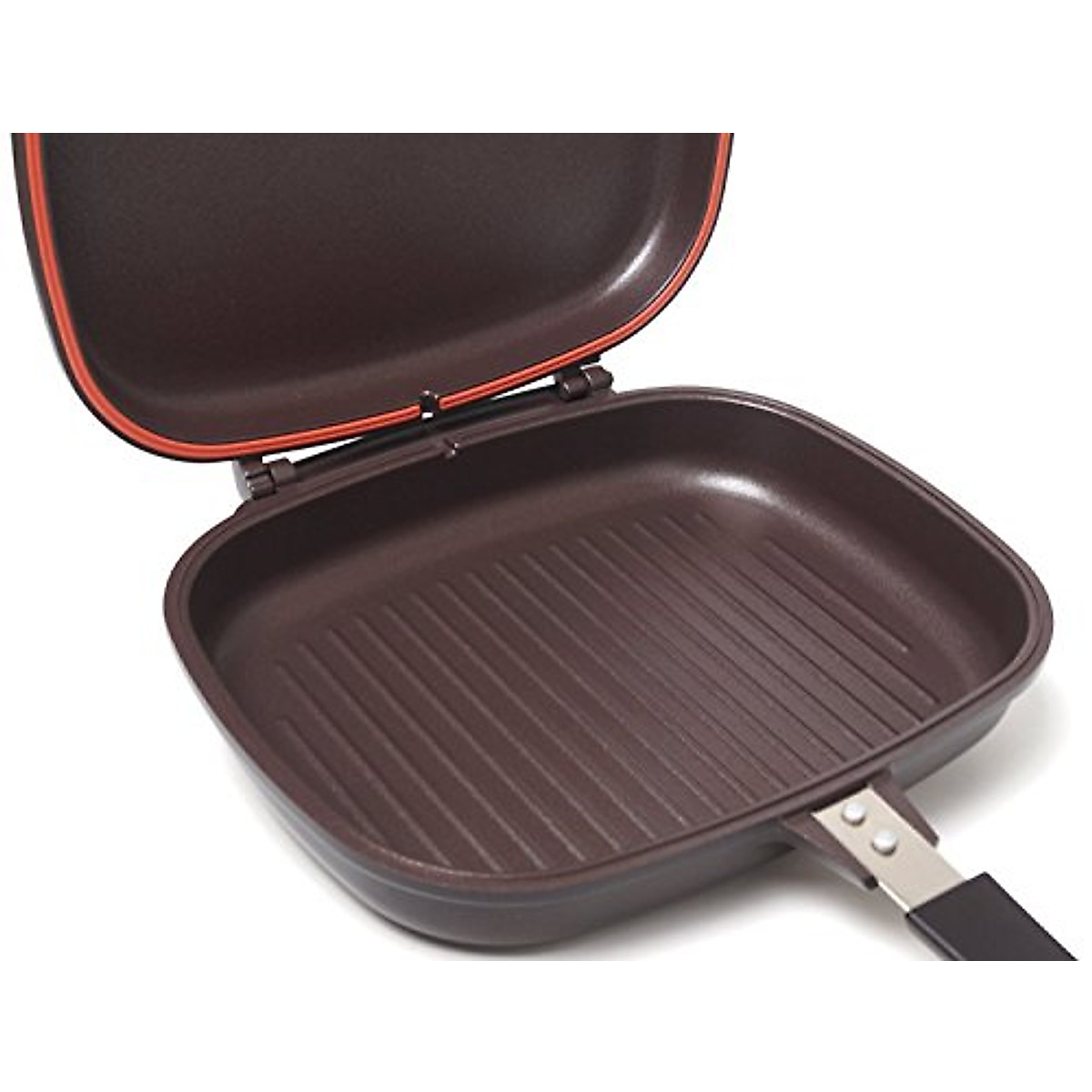 Happycall Double Grill Pan Korean Original Model JUMBO Size (BROWN)