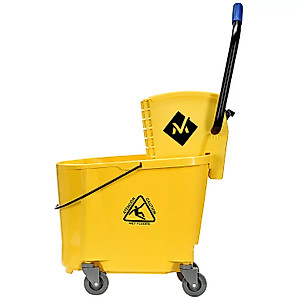Member's Mark Commercial Mop Bucket with Wringer (36 qt.) (Yellow)