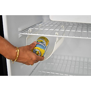 Home-X Fridge Organizer Clip-on Bottle Shelf, Refrigerator/Freezer Wine Storage Rack