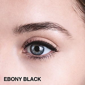 Maybelline New York Line Express Sharpenable Wood Pencil with Built-In Blending Smudger Tip Creamy Liner Eyeliner Eye Makeup, Ebony Black, 0.035 oz.