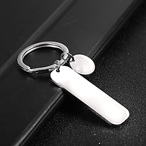 Anlive Find Joy in The Journey Keychain Happy Retirement Inspirational Gift (Silver)