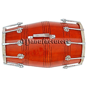 Dholak Drums 18 Bolt Tuned Made With Mango Wood Dholki Yoga Bhajan Kirtan Mantrared
