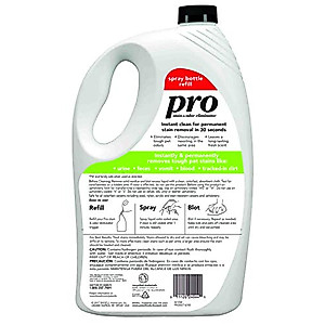 Bissell Pawsitively Clean Pro Pet Stain & Odor Eliminator Instant Clean Refill, 128oz, 2185