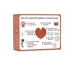 Naturtint Shampoo & Conditioner Bar (Orange) - Naturally Derived Ingredients, Cruelty Free, All Hair Types, Travel Approved