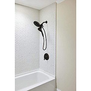 Brecklyn Single-Handle 6-Spray 1.75 GPM Shower Faucet with Valve in Mediterranean Bronze (Valve Included)