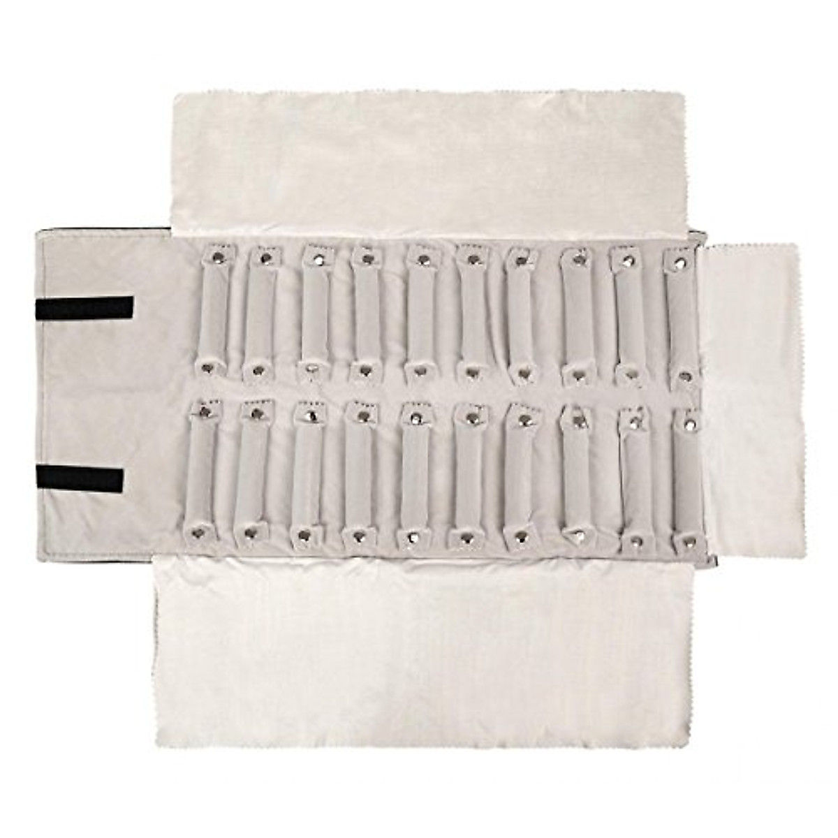 WODISON Travel Velvet Jewelry Roll Earrings Rings Necklaces Organizer Clutch Bag for Ring Gift Idea