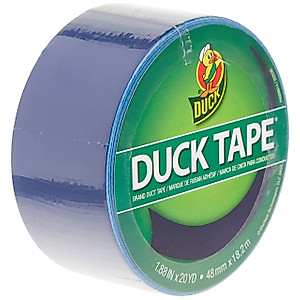 Duck Brand 1304959 Color Duct Tape, Single Roll, Blue