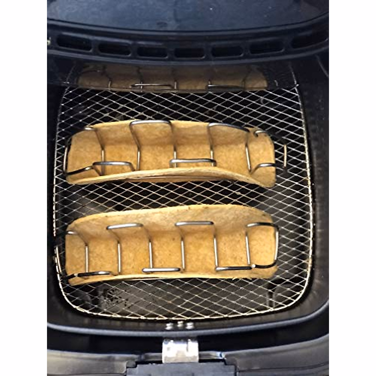Mi Taco Stand - Make Perfect Flat-Bottom Taco Shells for Baking, Frying or Air Frying - Using REAL Corn or Flour Tortillas even Egg Roll Wrappers