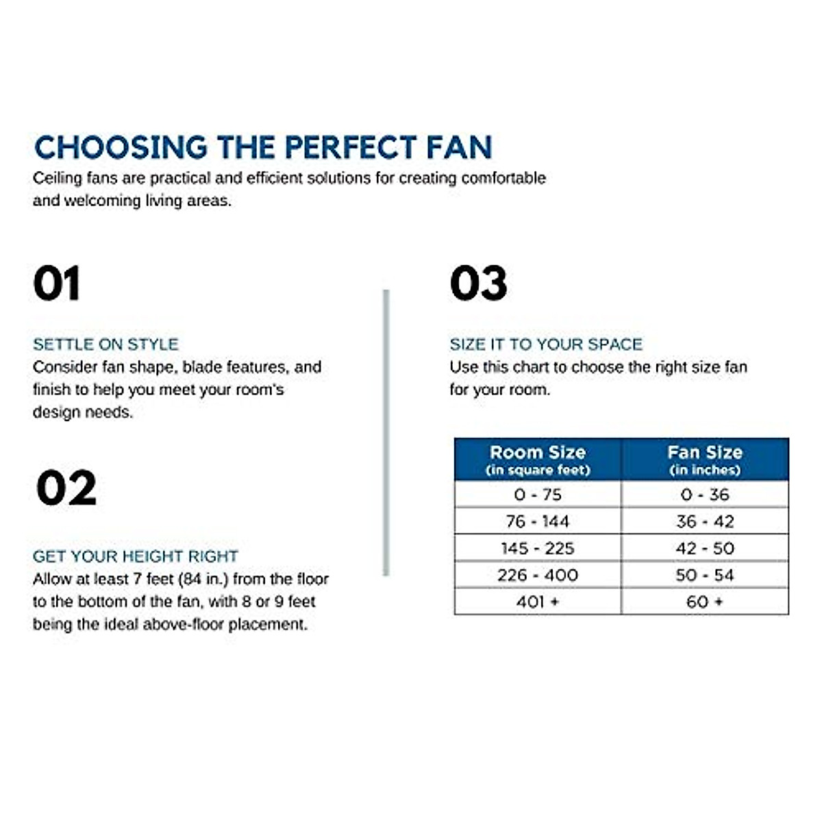 AirPro Collection 52" Five-Blade Ceiling Fan with White Etched Light Kit