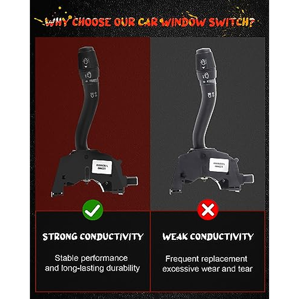 cciyu Multifunction Combination Switch Turn Signal Switch Replacement fits for FORD F-150 04-99 for FORD F-250 1999 for FORD F-250 SUPER DUTY 2001