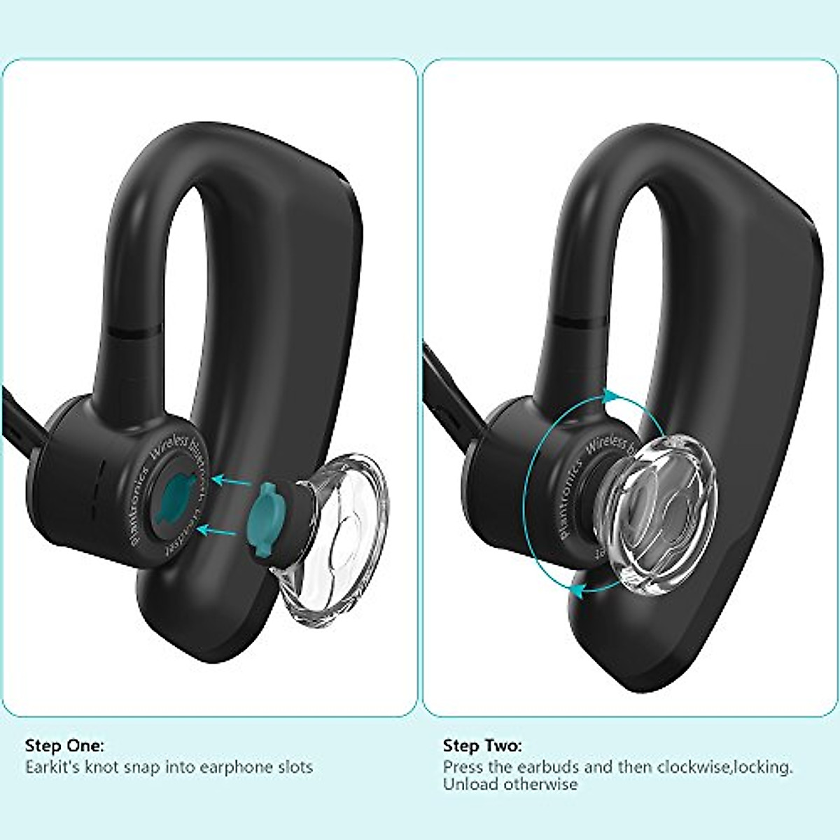 3X Ear Tips Replacement for Plantronics Voyager Legend Headset,Ultra Comfort Silicone Eartips+in Ear Foam Compatible with Poly Voyager 5200 Series Earphone-Medium