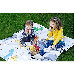 Waterproof Floor Splat Mat for Under High Chair| 51" Splash Mat Under High Chair/Under High Chair Mat |Splash Mat Highchair, High Chair Mats for Dropping Food, Food Floor Mat for Kids