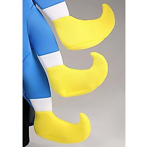 Fun Costumes Caterpillar Costume for Adults, Bug Costume, Blue Jumpsuit, Insect Outfit Dress-Up for Halloween Small