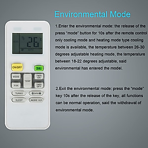 Universal Air Conditioner Remote for Midea Remote Control A/C Air Conditioning for All Model R06/BGCE R06/BGE R51/E R51/CE R51M/CE R51D/E R51M/BGE RG52B/BGE RG52B/BGCE R11CG/E R11HG-E R11HG/E R09C/BG