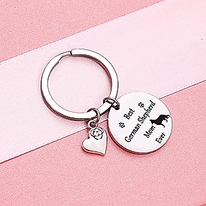 TzrNhm Blossom German Shepherd Jewelry German Shepherd lover Gift German shepherd owner German Shepherd Mom Gift German Shepherd Mom Jewelry Dog Mom Jewelry German Shepherd Mom Keychain