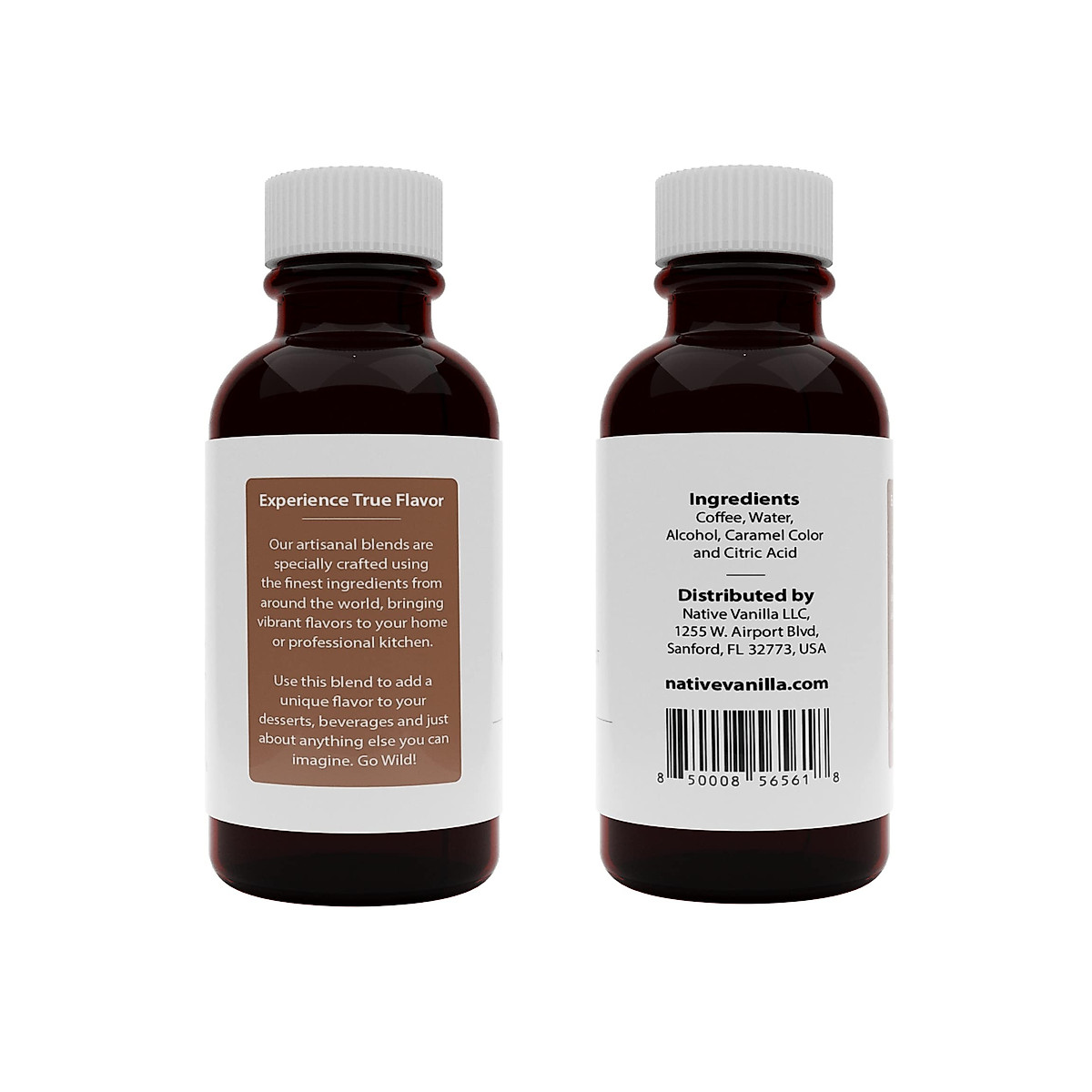 Native Vanilla - Pure Coffee Extract - 4 Fl Oz - Pure Flavors and Extracts - Perfect for Cooking, Baking, and Dessert Crafting