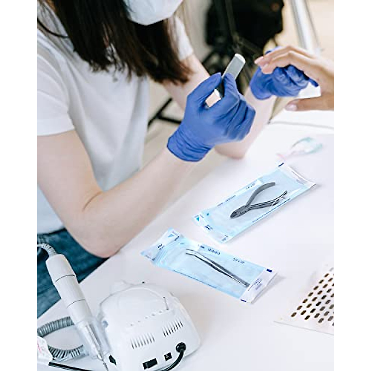 JMU Self Sealing Sterilization Pouches 3.5" x 10" (3.5x9) Autoclave Sterilizer Bags, 200/Box