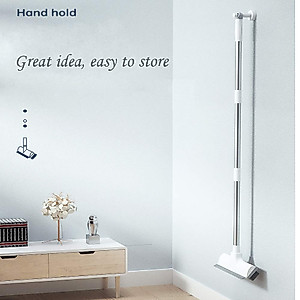 Yique 49 Inch Floor Scrub Brush with Long Handle, Shower Cleaning Brush, Large Deck Brushes for Scrubbing - Cleans Hot Tub, Swimming Pool, Bathroom, Patio, Kitchen, Wall, Deck, Boat, Tile and Concrete