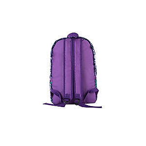 HeySun Sequin Backpack for Girls Bookbag Kids Back Pack for School Elementary School Bag for Boys Purple