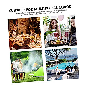 Anneome 4pcs Inflatable Ice Bar Kids Grill Crawfish Trays Tabletop Grill Inflatable Ice Serving Bar Pool Party Drink Containers Inflatable Serving Tray Ice Serving Trays Ice Serving Cooler