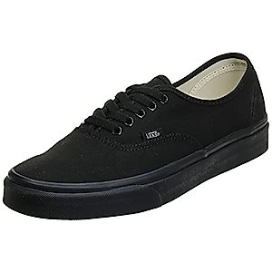 Vans Authentic(Tm) Core Classics (40 M EU / 9 B(M) US Women / 7.5 D(M) US Men, Black/Black)