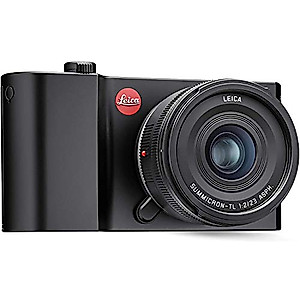 LEICA TL2 Compact Digital Camera, Black Anodized Finish 18187