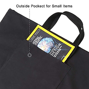 A2 Drawing Painting Board ,Waterproof Canvas Drawing Carry Bag Sketching Painting Art Carrying Storage Case with Adjustable Strap for Storing Painting Board Document Map Newspaper Magazine (Black)