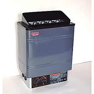 Turku 240V 6KW 300 Cu.Ft. Wet & Dry Sauna Stove Built-in Control