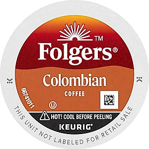 Folgers Colombian Medium Roast Coffee, 12 Keurig K-Cup Pods
