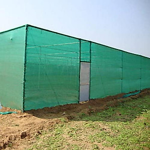 Farm Plastic Supply - Green Shade Cloth - 70% - (6' x 10') - Mesh Fabric for Fence Privacy Screen, Garden Shade, Mesh Fence Screening, Shade Cloth Rolls, Wind Screen