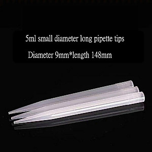 5ml Pipette Tips - 5ml Small Diameter(for ThermoFishe、Labsystems、Brand etc.) (Bag of 100pcs)