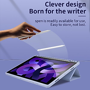 Tablet PC Case Compatible With Samsung Galaxy Tab S8 Plus/S7 Plus 12.4 Inch SM-X800/X806/SM-T970/T975 Smart Tablet Cover Case,Slim Protective Folio Shell Cover,Could Multi-Angle Viewing TPU Leather Ca