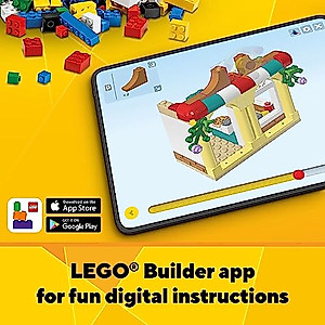 LEGO Creator 3 in 1 Space Roller Coaster Building Toy Set Featuring a Roller Coaster, Drop Tower, Carousel and 5 Minifigures, Rebuildable Amusement Park for Kids Ages 9+, 31142