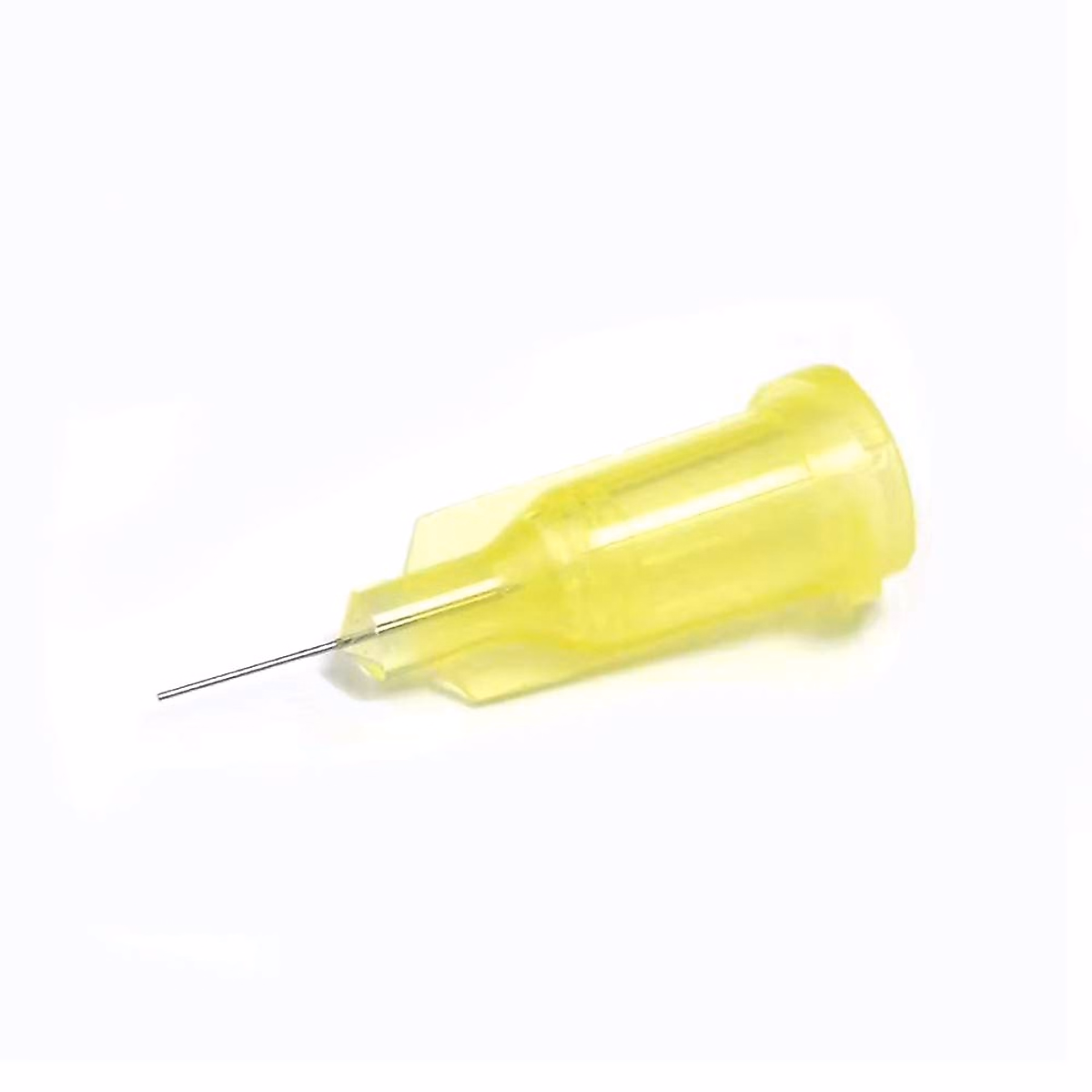 SANANTS 32 Gauge 0.25 Inch Industrial Microtrace Blunt Tip Dispensing Needle with Luer Lock,Precision acidified stainless steel,Match Low Viscosity Liquids,Yellow 20 PCS
