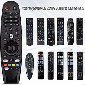 Universal LG Remote Control for Smart TV,Magic Remote NO Voice Function No Pointer Function,Low Power Tech Remote,Compatible with All Models for LG TV