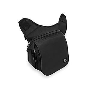 Everest Messenger Bag - Large, Black, One Size,BB005-BK