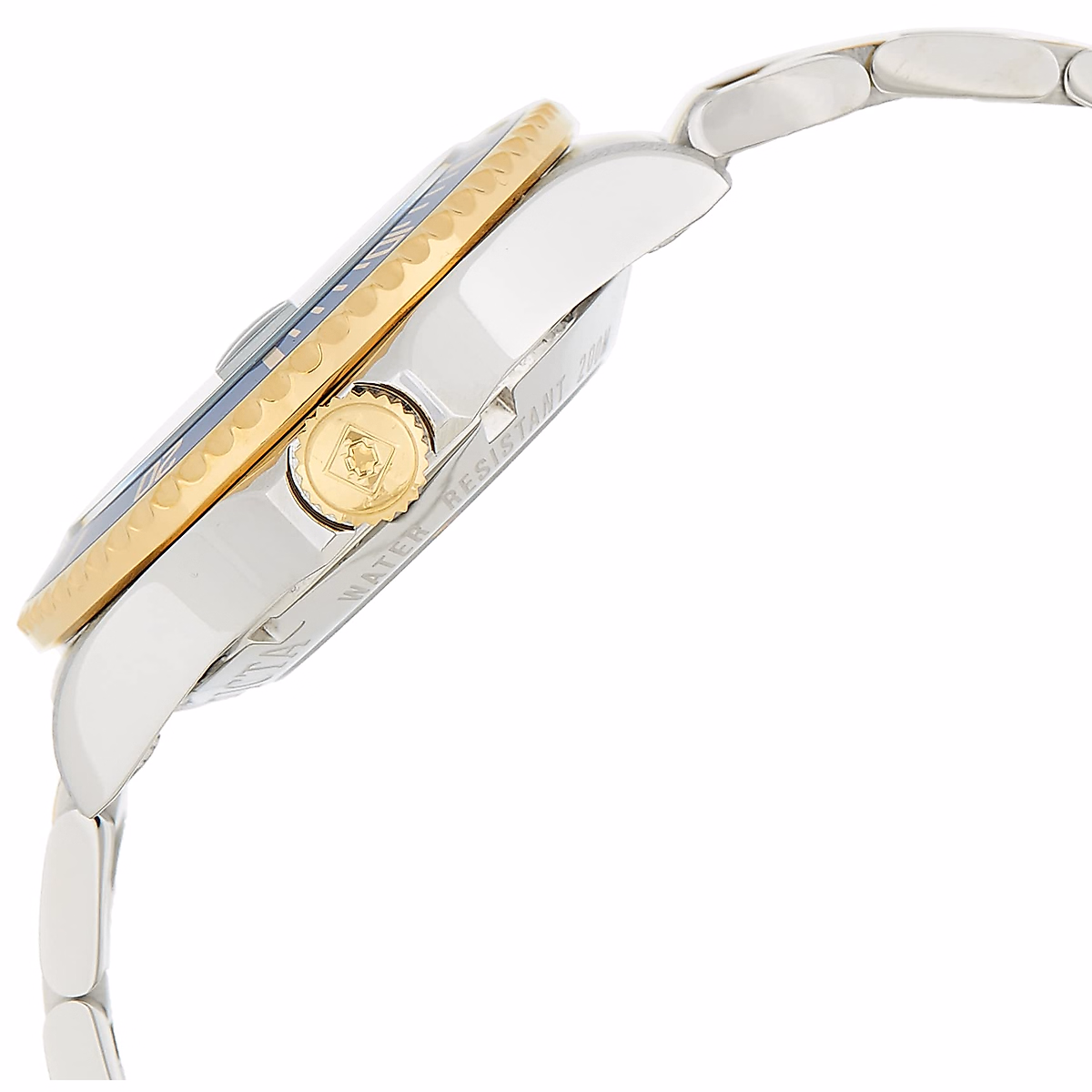 Invicta Men's Pro Diver 40mm Steel and Gold Tone Stainless Steel Automatic Watch with Coin Edge Bezel, Two Tone/Blue (Model: 8928OB)