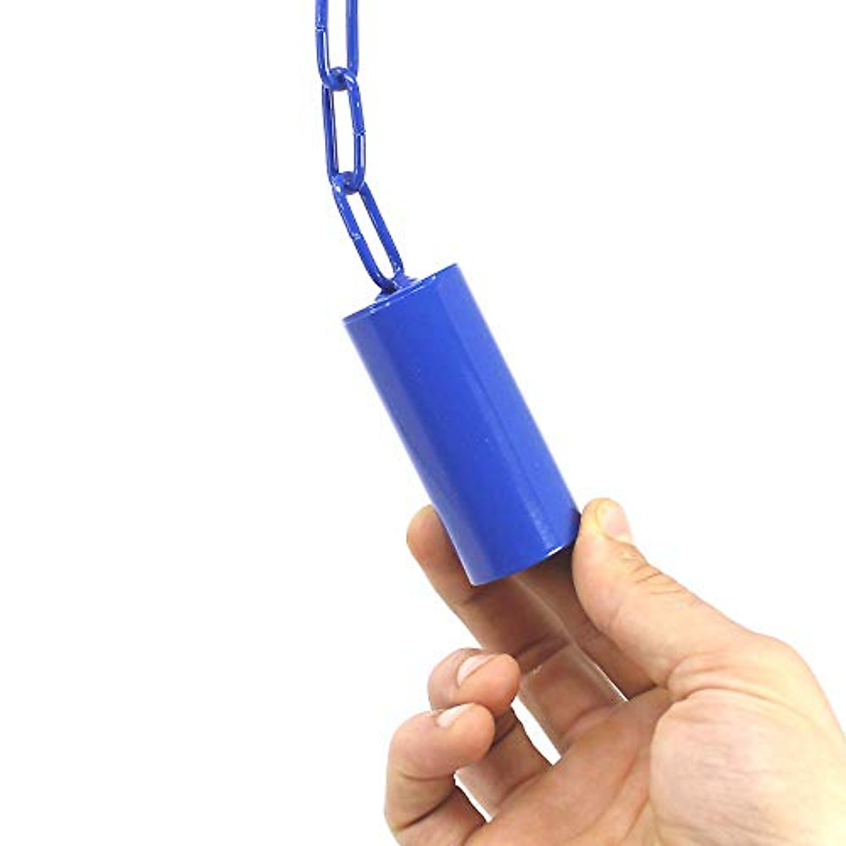 Bonka Bird Toys 1343 Medium Indestructible Pipe Bell Blue Colorful Durable Parrotlet Budgie Finch