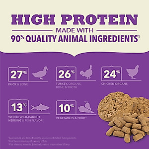 ACANA Freeze Dried Dog Food & Topper, Grain Free High Protein Duck Recipe, 14oz