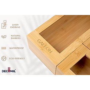 DECOMIL – Ziplock Bag Storage Organizer | Plastic Bag Organizer |Baggie Organizer Dispenser for Drawer | Food Storage Bag Organizer