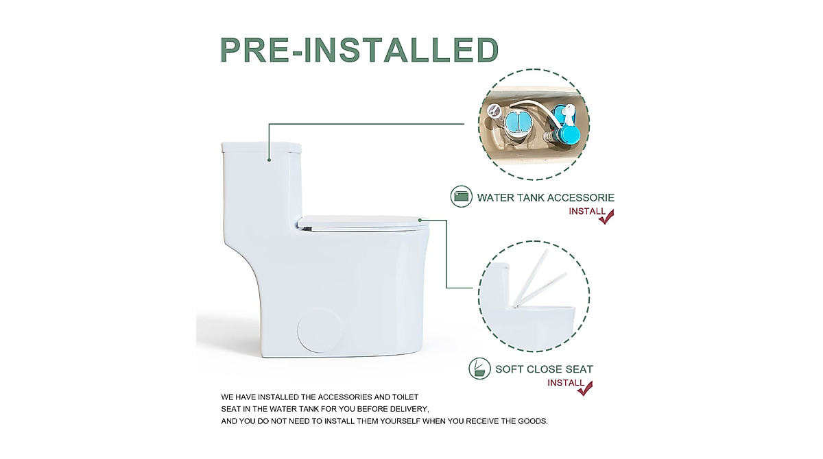 Compact Elongated Toilet for Small Spaces - Simple Project