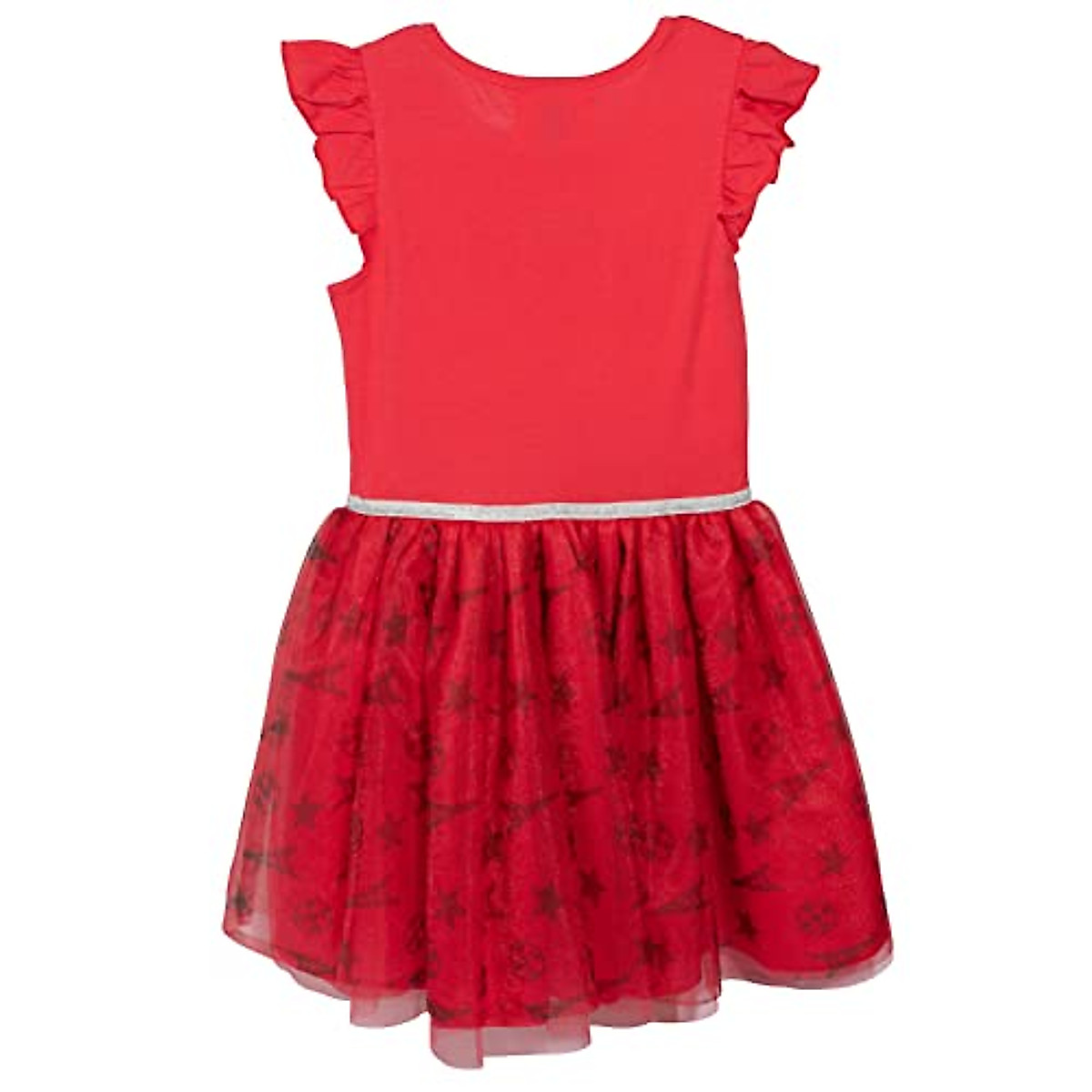 Miraculous Ladybug Rena Rouge Big Girls Tulle Dress Red 10-12