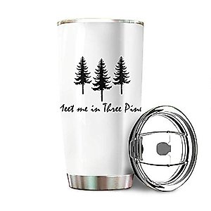 Meet Me In Three Pines Stainless Steel Tumbler 20oz & 30oz Travel Mug