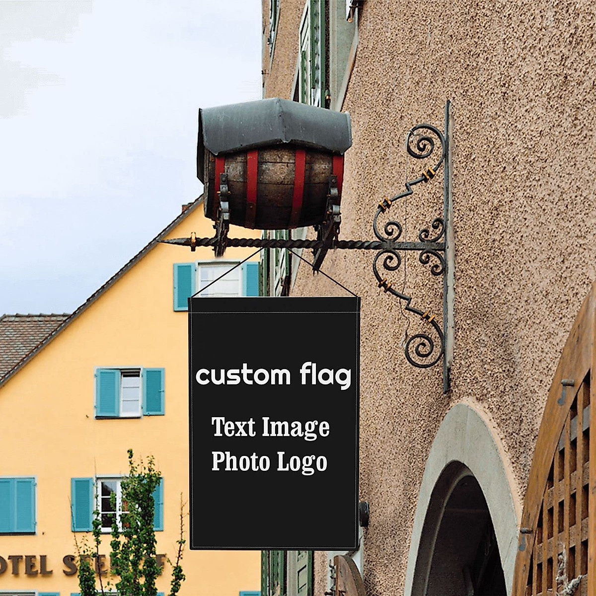 Custom Flag 12x18 In Personalize Add Your Text Photo Image Or Logo Customized Room Dorm Street Yard Garden Decoration Flags