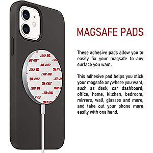 CANOPUS Sticky Adhesive Pads, 4941 Discs, 3.2” Diameter Circles, Double Sided Acrylic Pads to Mount Phone Holders GPS Socket or Toys to Dashboards and Windshields, Gray, 8 Pack, Made in USA