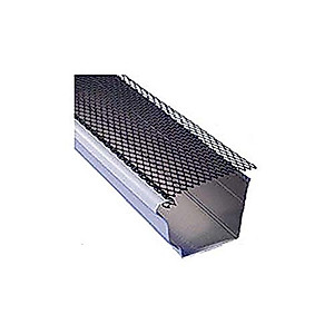 Spectra Metal Sales GS441FM25 Armour Lock Gutter Guard, Corrosive Resistant Powder Coated Steel, Easy To Install, 5" x 4', Pack of 25 (Total 100 Feet)