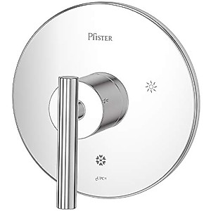 Pfister R89-1NCC Contempra Series Valve Trim, Polished Chrome Finish