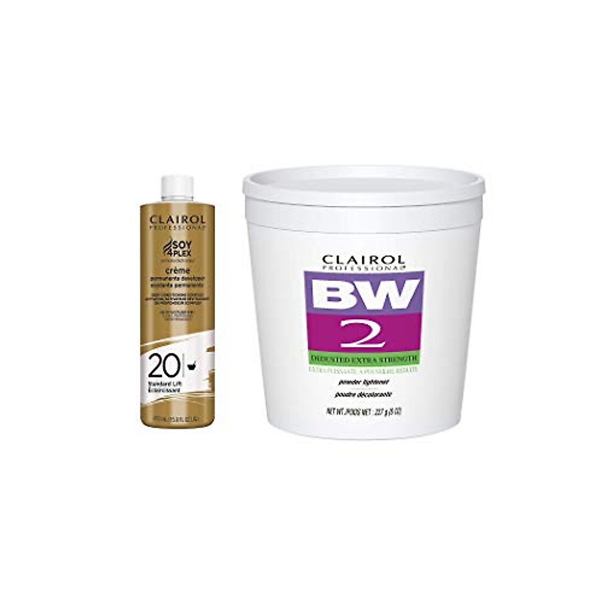 Clairol Professional Lightener and Developer for Hair Coloring Bundle