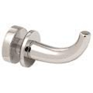 C.R. Laurence DRH1PN CRL Polished Nickel Designer Robe Hook
