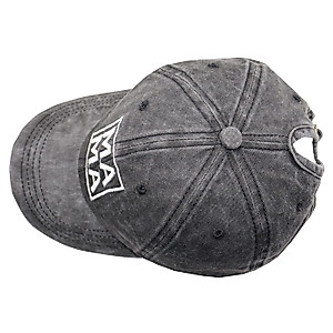 MANMESH HATT Mama Ponytail Hat for Women, Gifts for New Mom, Vintage Washed Distressed Ponytail Baseball Cap